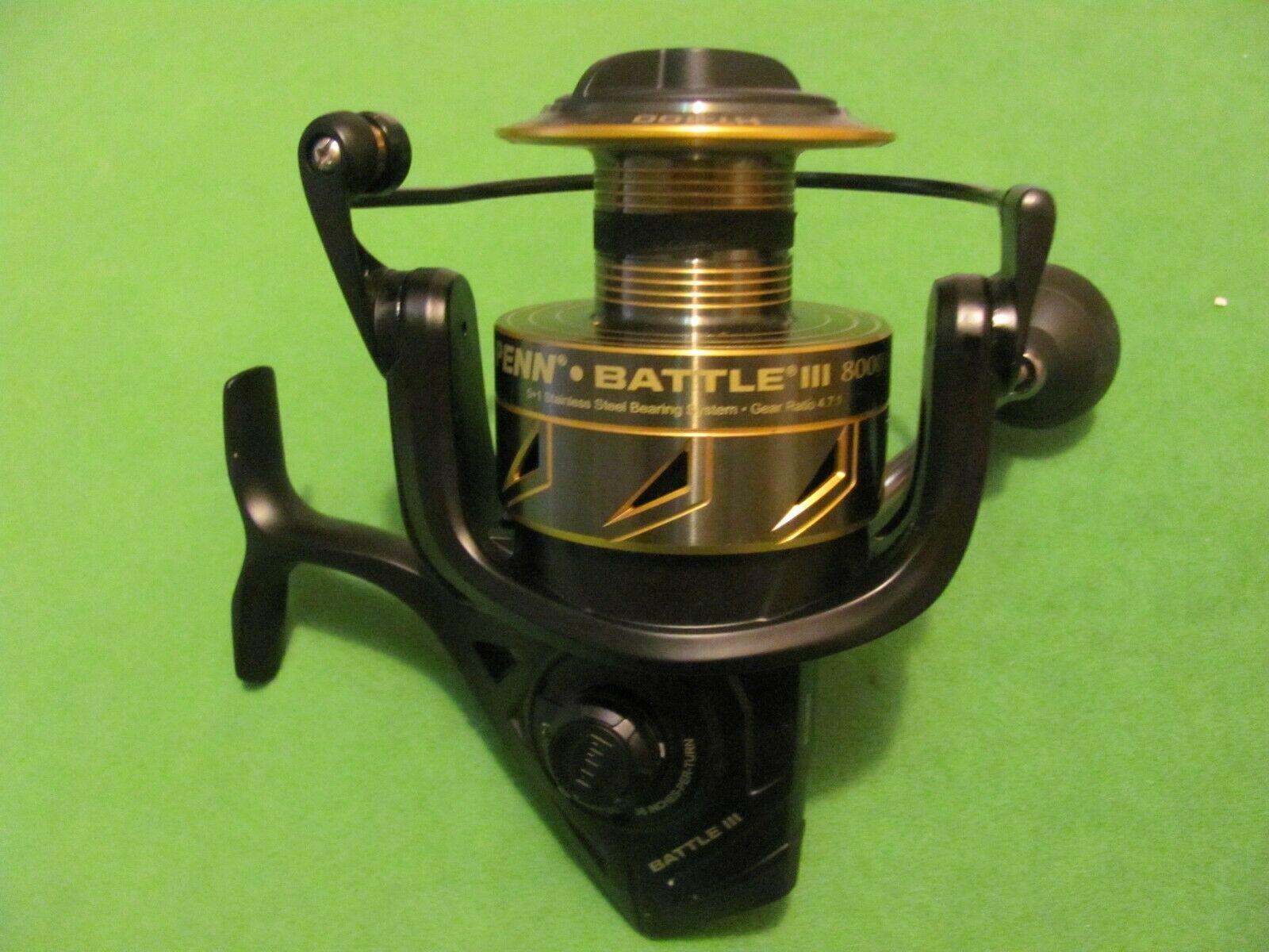 Penn Fishing Battle II & III Spinning Fishing Reel (All Models & Sizes ...